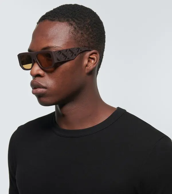 Fendi Shadow Rectangular Sunglasses