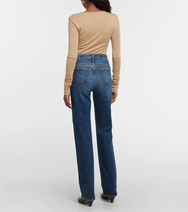 Khaite Danielle High-rise Straight Jeans
