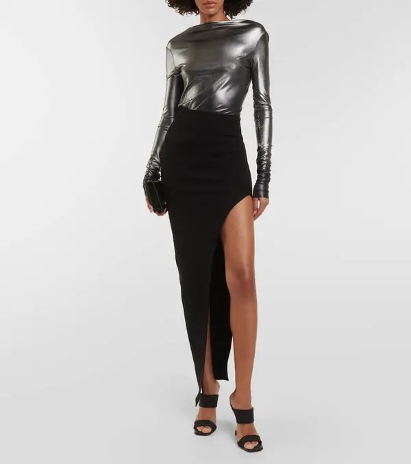 Rick Owens Asymmetric Maxi Skirt
