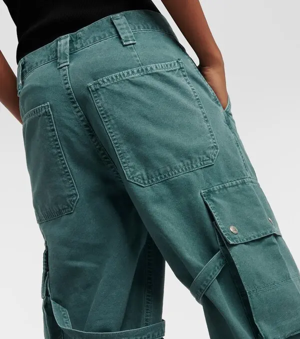 AGOLDE Vivian Strap Mid-rise Wide-leg Jeans