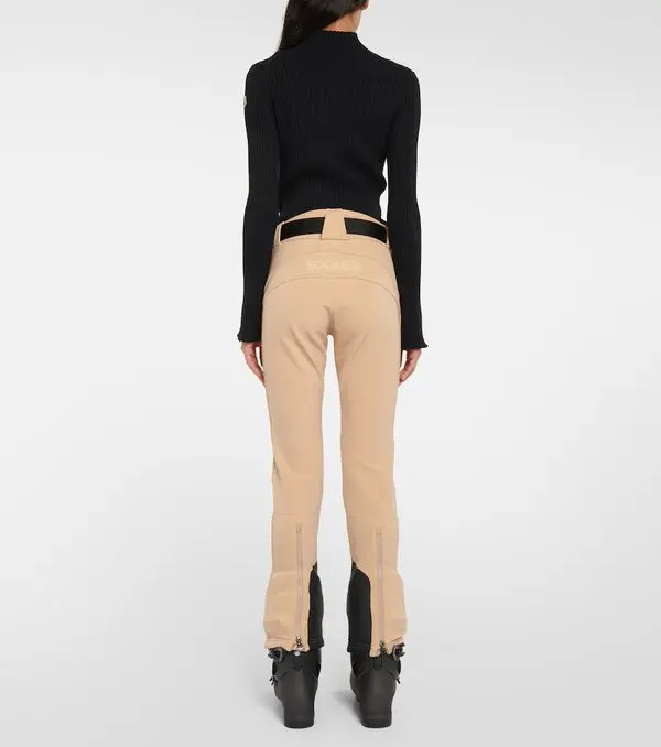 Bogner Madei Mid-rise Slim Ski Pants - Neutrals