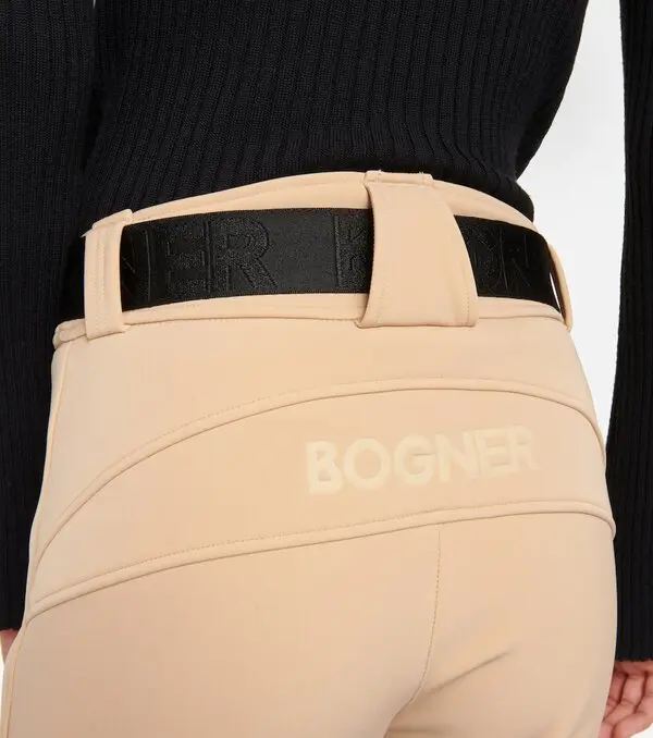 Bogner Madei Mid-rise Slim Ski Pants - Neutrals