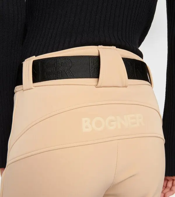 Bogner Madei Mid-rise Slim Ski Pants - Neutrals