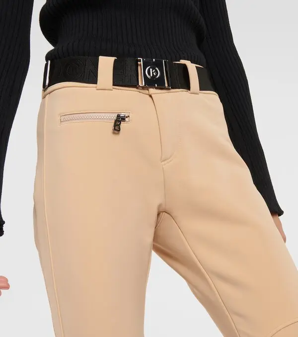 Bogner Madei Mid-rise Slim Ski Pants - Neutrals