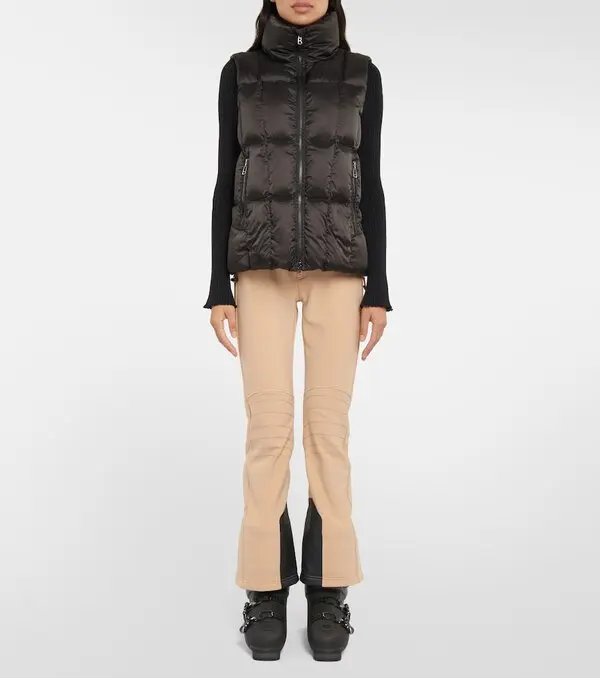 Bogner Madei Mid-rise Slim Ski Pants - Neutrals