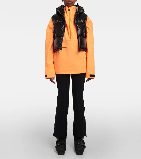 Aztech Mountain Snowbird Cropped Down Vest - Black