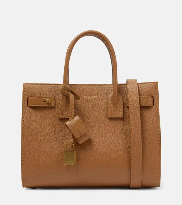 Saint Laurent Sac De Jour Baby Small Tote Bag - Brown