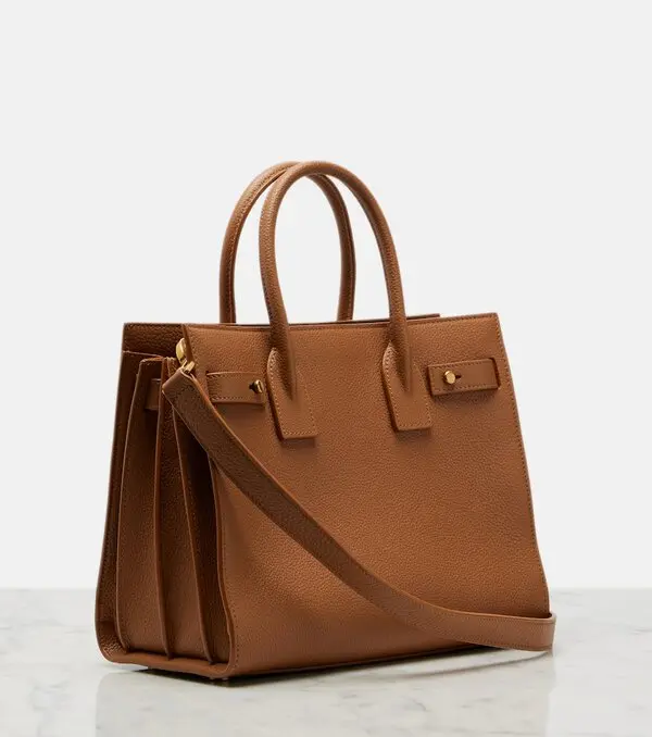 Saint Laurent Sac De Jour Baby Small Tote Bag - Brown