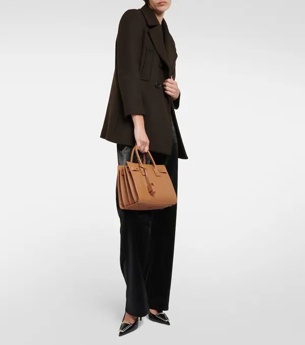 Saint Laurent Sac De Jour Baby Small Tote Bag - Brown