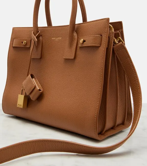 Saint Laurent Sac De Jour Baby Small Tote Bag - Brown