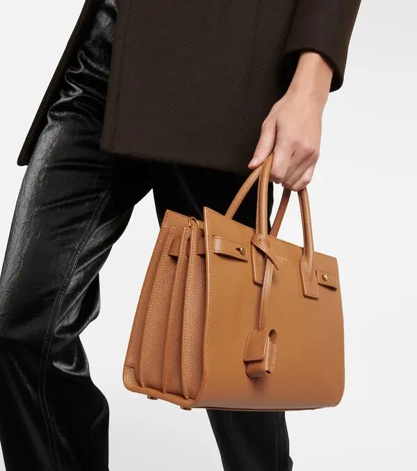 Saint Laurent Sac De Jour Baby Small Tote Bag - Brown