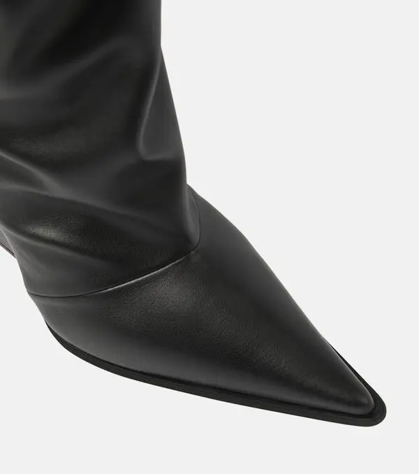 Alexandre Vauthier Faux Leather Knee-high Boots