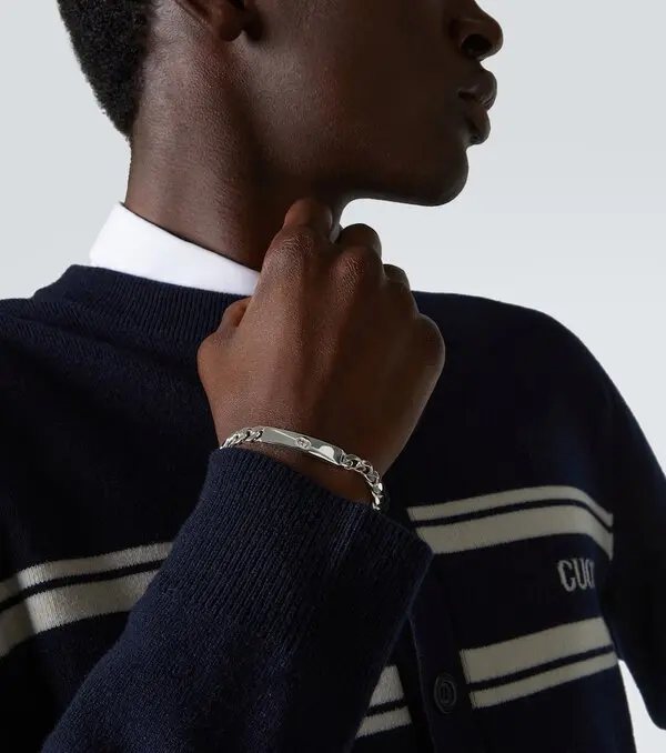 Gucci Interlocking G Sterling Bracelet