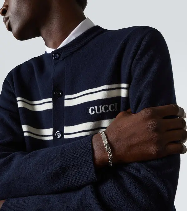 Gucci Interlocking G Sterling Bracelet