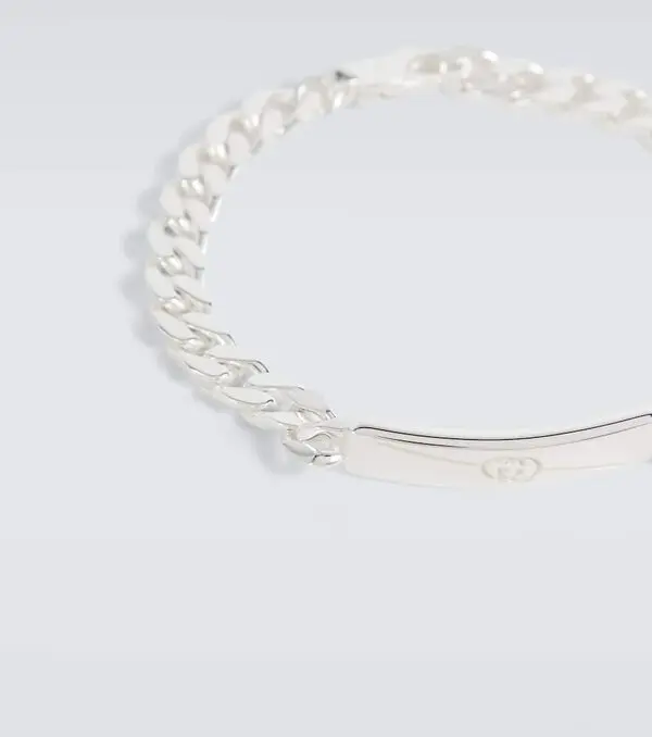 Gucci Interlocking G Sterling Bracelet