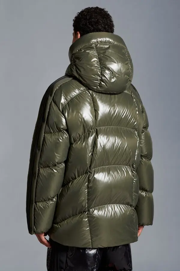 Moncler X Adidas Originals Beiser Short Down Jacket - Green
