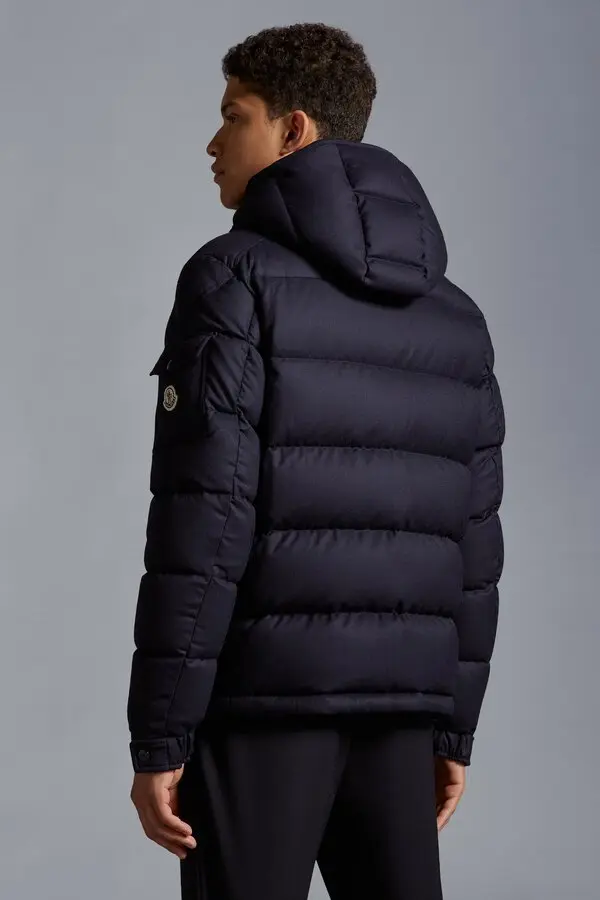 Moncler Montgenevre Short Down Jacket - Blue | Editorialist