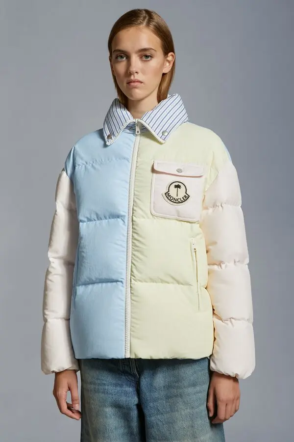 Palm Angels X Moncler Douady Short Down Jacket - Multicolor