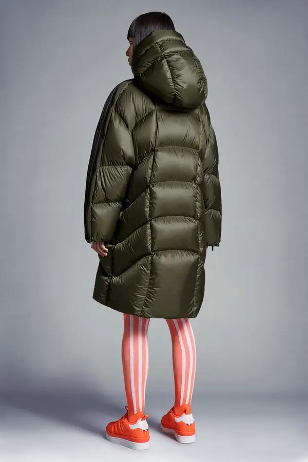 MONCLER X ADIDAS Bonneval ロング ダウン ジャケット Moncler X Adidas Originals Bonneval Long Down Jacket - Green