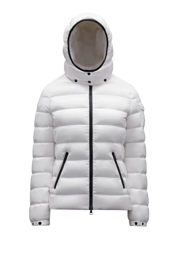 Moncler Bady Hooded Down Jacket - White | Editorialist