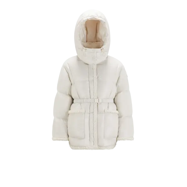 Moncler Corneille Short Down Jacket - White | Editorialist
