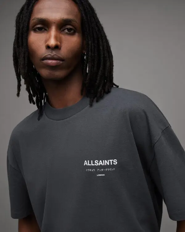 ALLSAINTS Underground Oversized Crew T-shirt