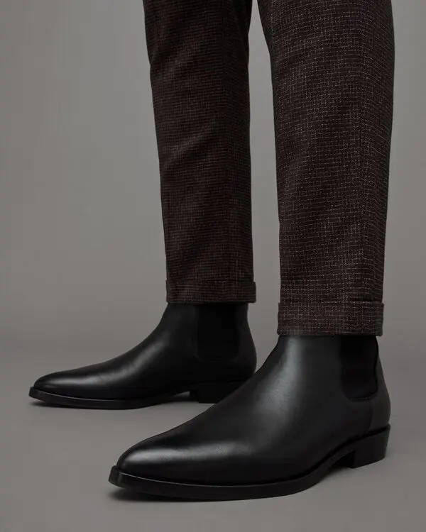 ALLSAINTS Steam Leather Chelsea Boots