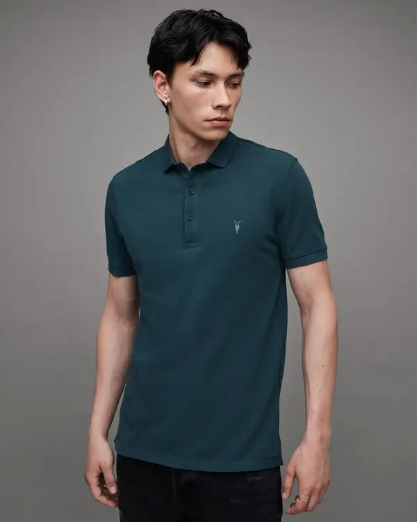 ALLSAINTS Reform Short Sleeve Polo Shirt