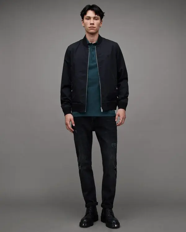 ALLSAINTS Reform Short Sleeve Polo Shirt