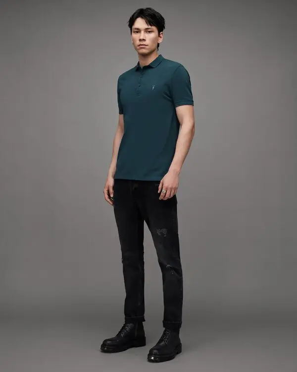 ALLSAINTS Reform Short Sleeve Polo Shirt