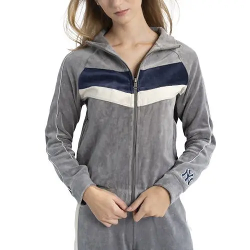 LUSSO New York Yankees Nixie Raglan Full-zip Jacket