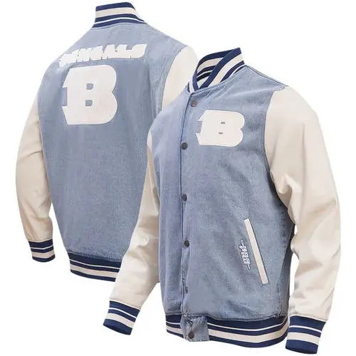 PRO STANDARD Cincinnati Bengals Varsity Blues Full-snap Varsity Jacket