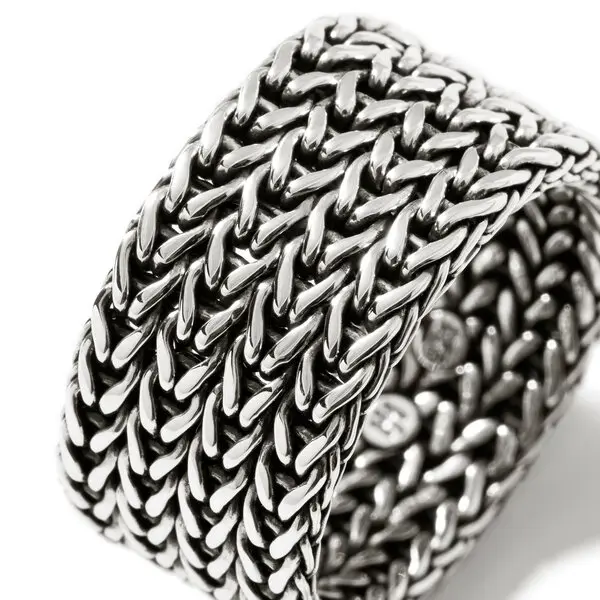 John Hardy Icon Chain Link Ring 12mm - Sterling Silver