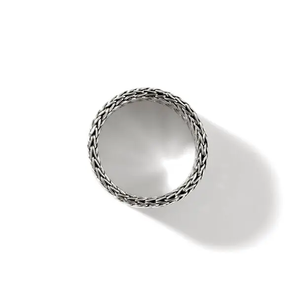 John Hardy Icon Chain Link Ring 12mm - Sterling Silver