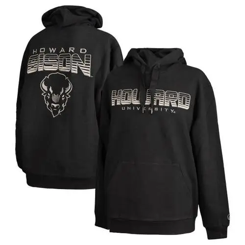 FISLL Howard Bison Puff Print Sliced Pullover Hoodie