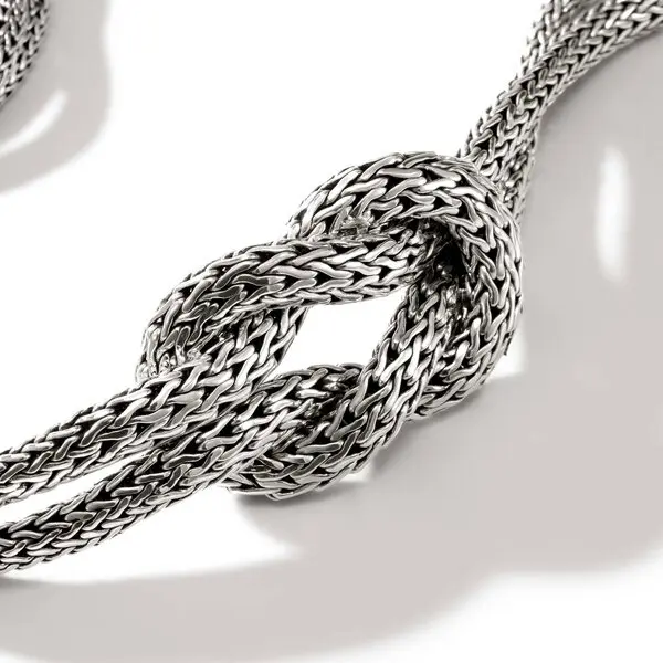 John Hardy Love Knot Necklace - Sterling Silver