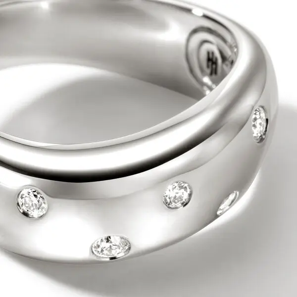 John Hardy Surf Wide Ring - Sterling Silver