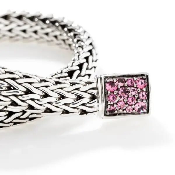 John Hardy Icon Chain Bracelet With Reversible Gemstones - Sterling Silver