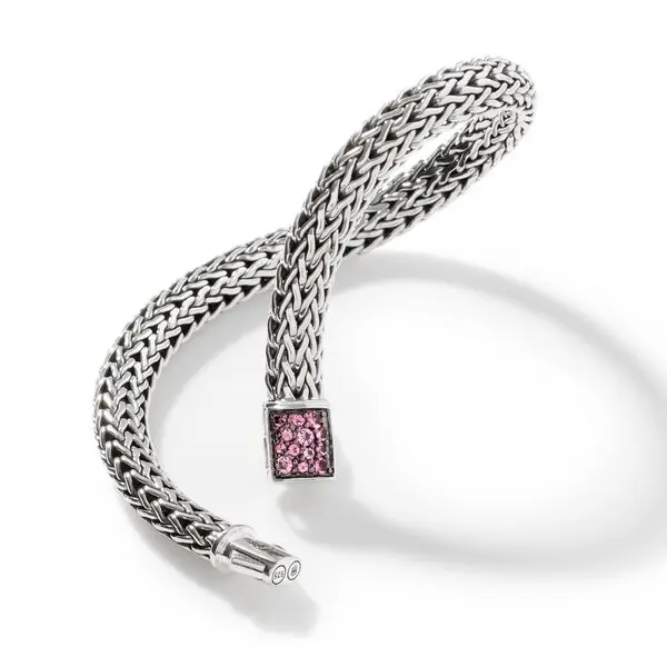 John Hardy Icon Chain Bracelet With Reversible Gemstones - Sterling Silver