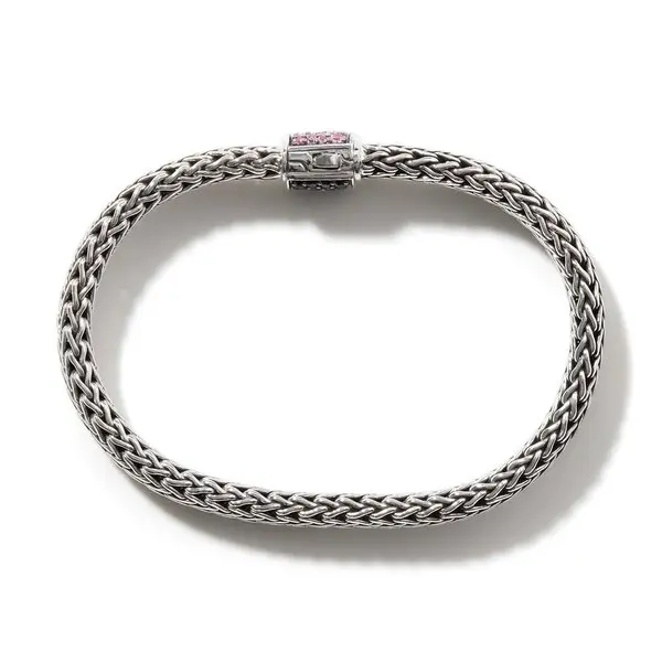 John Hardy Icon Chain Bracelet With Reversible Gemstones - Sterling Silver
