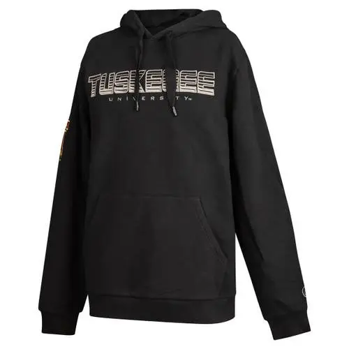 FISLL Tuskegee Golden Tigers Puff Print Sliced Pullover Hoodie