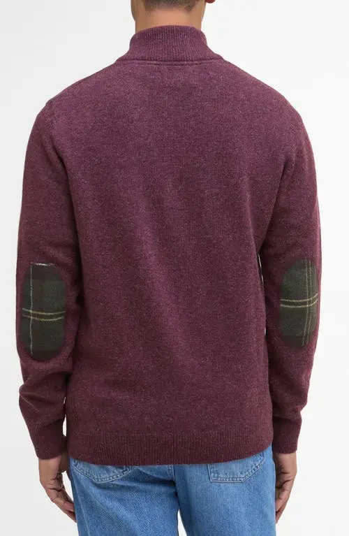 Barbour Holden Wool Pullover - Ruby Marl