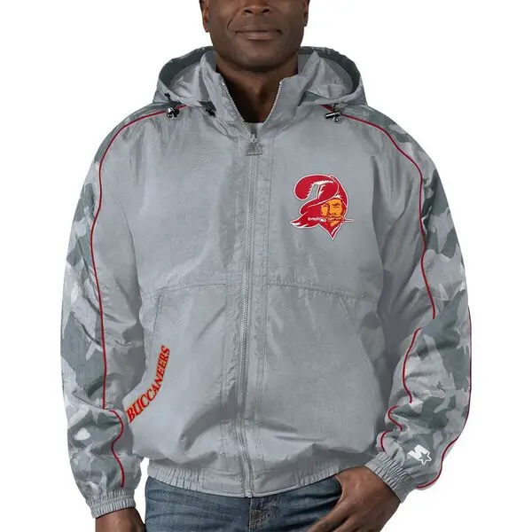 STARTER Tampa Bay Buccaneers Thursday Night Gridiron Throwback Full-zip Jacket