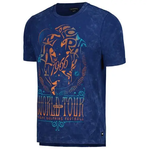 THE WILD COLLECTIVE Miami Dolphins Tour Band T-shirt