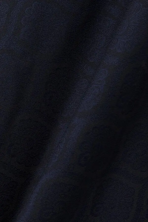 Etro Off-the-shoulder Silk-blend Jacquard Wrap Gown
