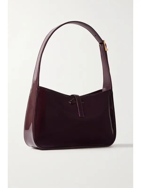 Saint Laurent Le 5 À 7 Patent-leather Shoulder Bag