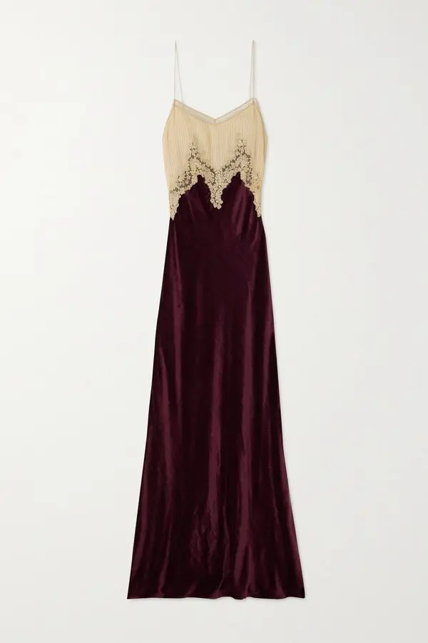 Gabriela Hearst Net Sustain Adolphine Maxi Dress