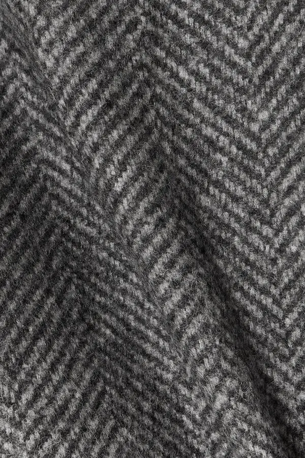 Brunello Cucinelli Herringbone Woven Wide-leg Pants