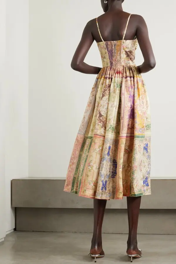 zimmermann paisley cut out dress Zimmermann Cut Out Maxi Dress in Ginger Paisley