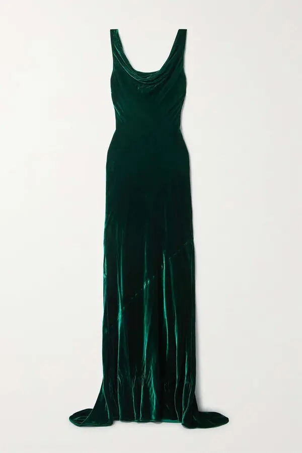 Saloni Asher Velvet Gown